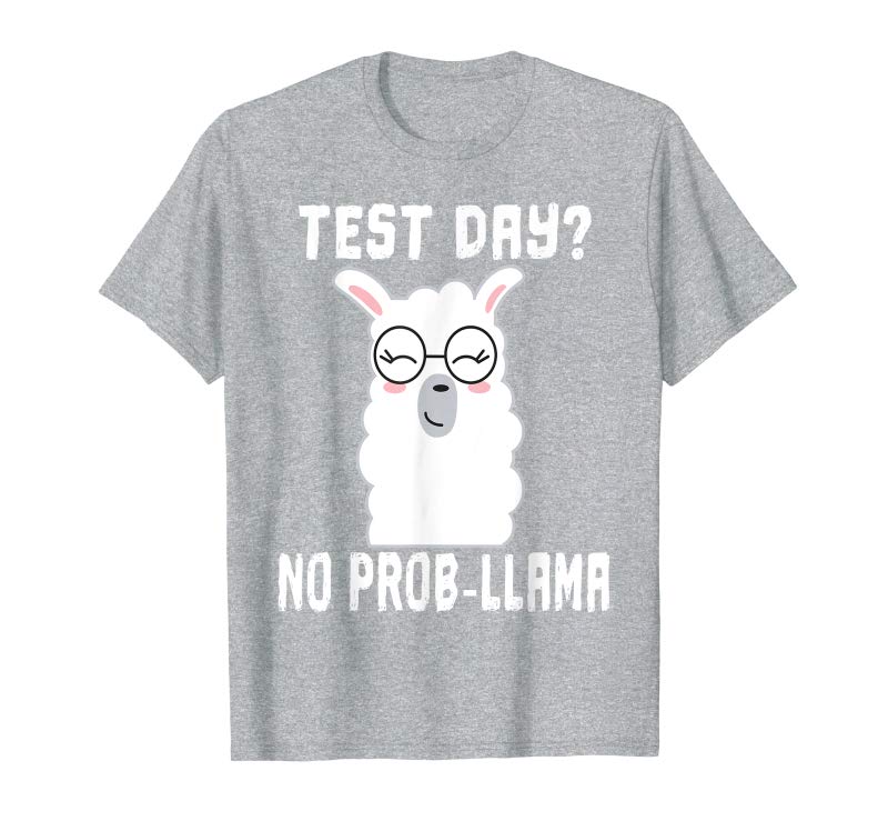Buy Test Day No Prob-Llama T Shirt Teacher Teaching Exam Testing - Tees ...