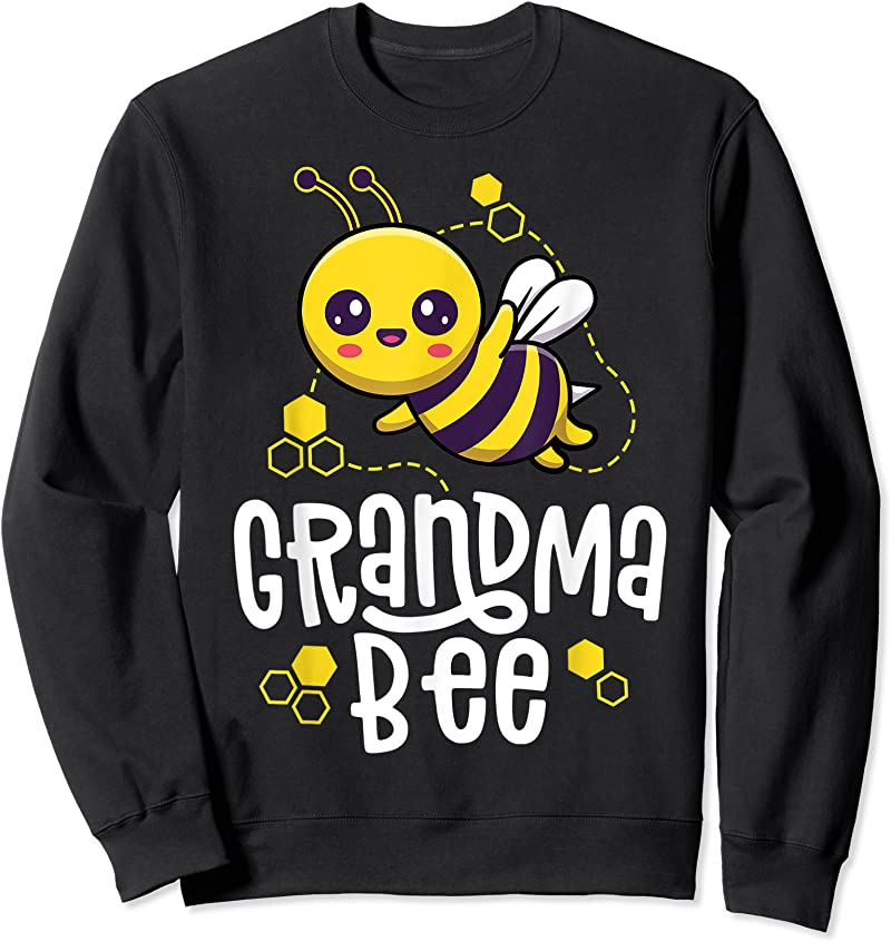 New Family Bee Grandma Birthday First Bee Day Outfit T Shirts - Tees.Design