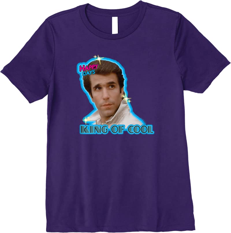 Apparel Happy Days Fonzie King Of Cool T Shirts - Tees.Design