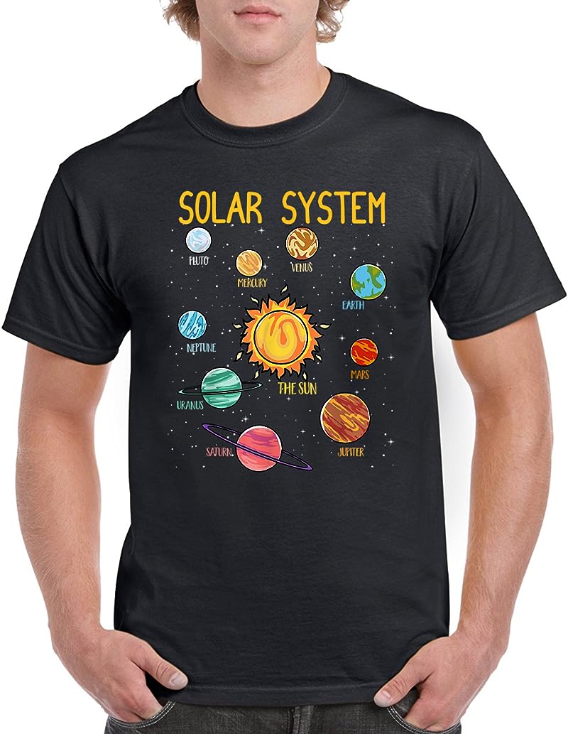Solar System Planets Science STEM Kids T-Shirts for Boys & Girls - Tees ...